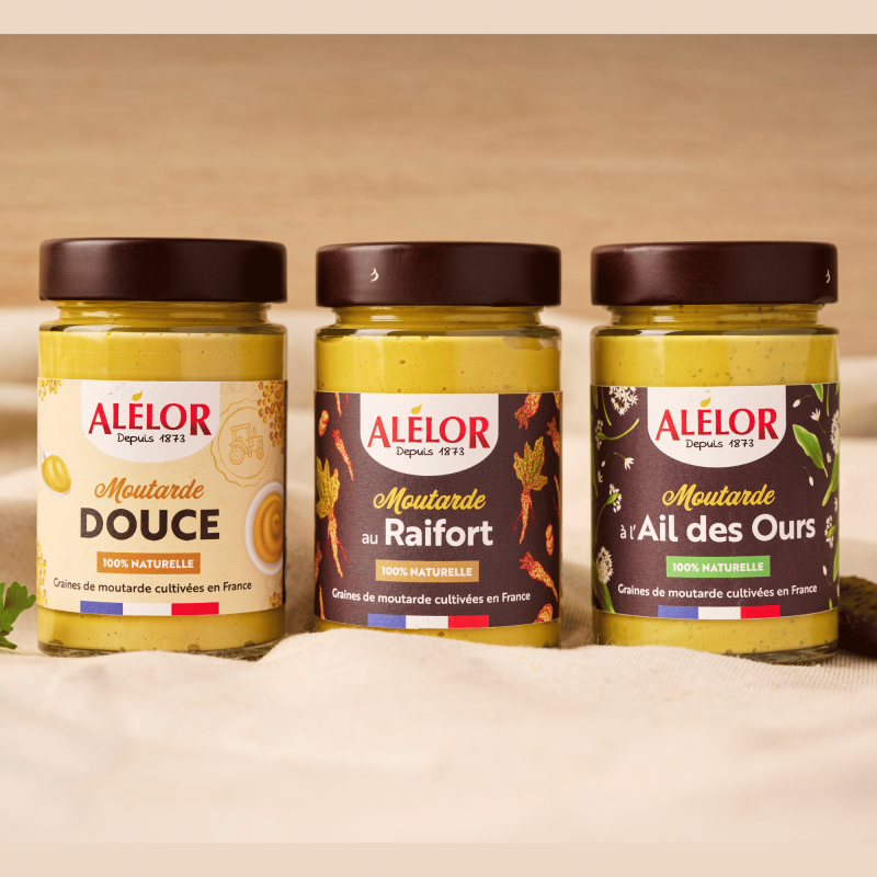 Moutarde douce 100% Naturelle - La Boutique des Condiments