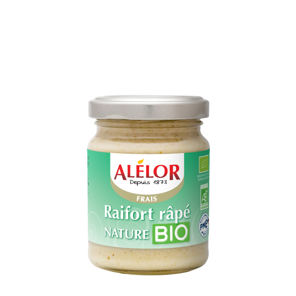 Raifort râpé Nature Bio - La Boutique des Condiments