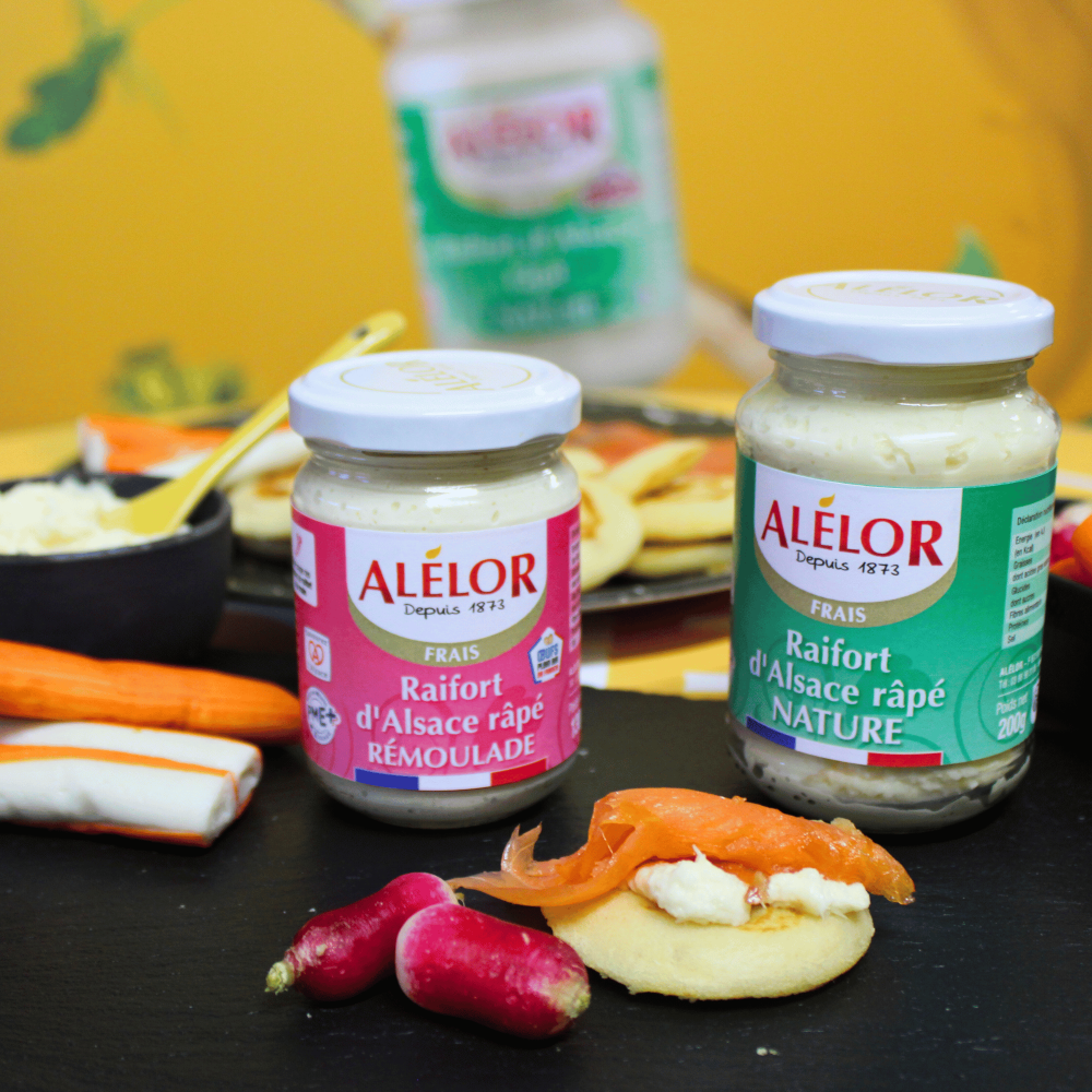 Raifort d'Alsace râpé Nature - La Boutique des Condiments