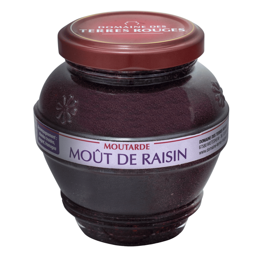 Moutarde au Moût de Raisin - La Boutique des Condiments