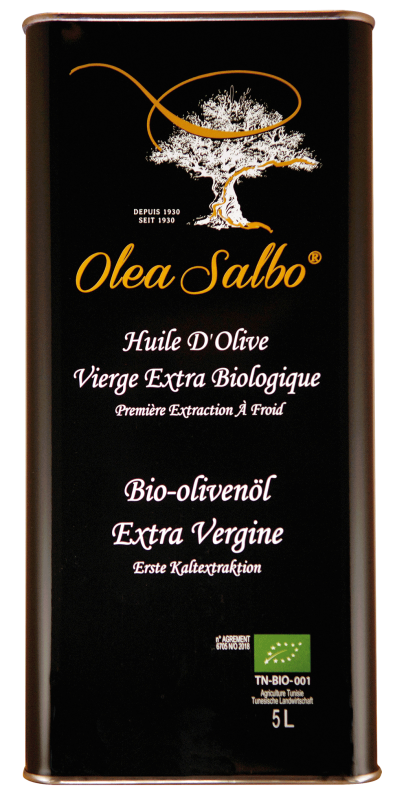 Huile d'olive Fruité Vert BIO 5L - Olea Salbo - La Boutique des Condiments