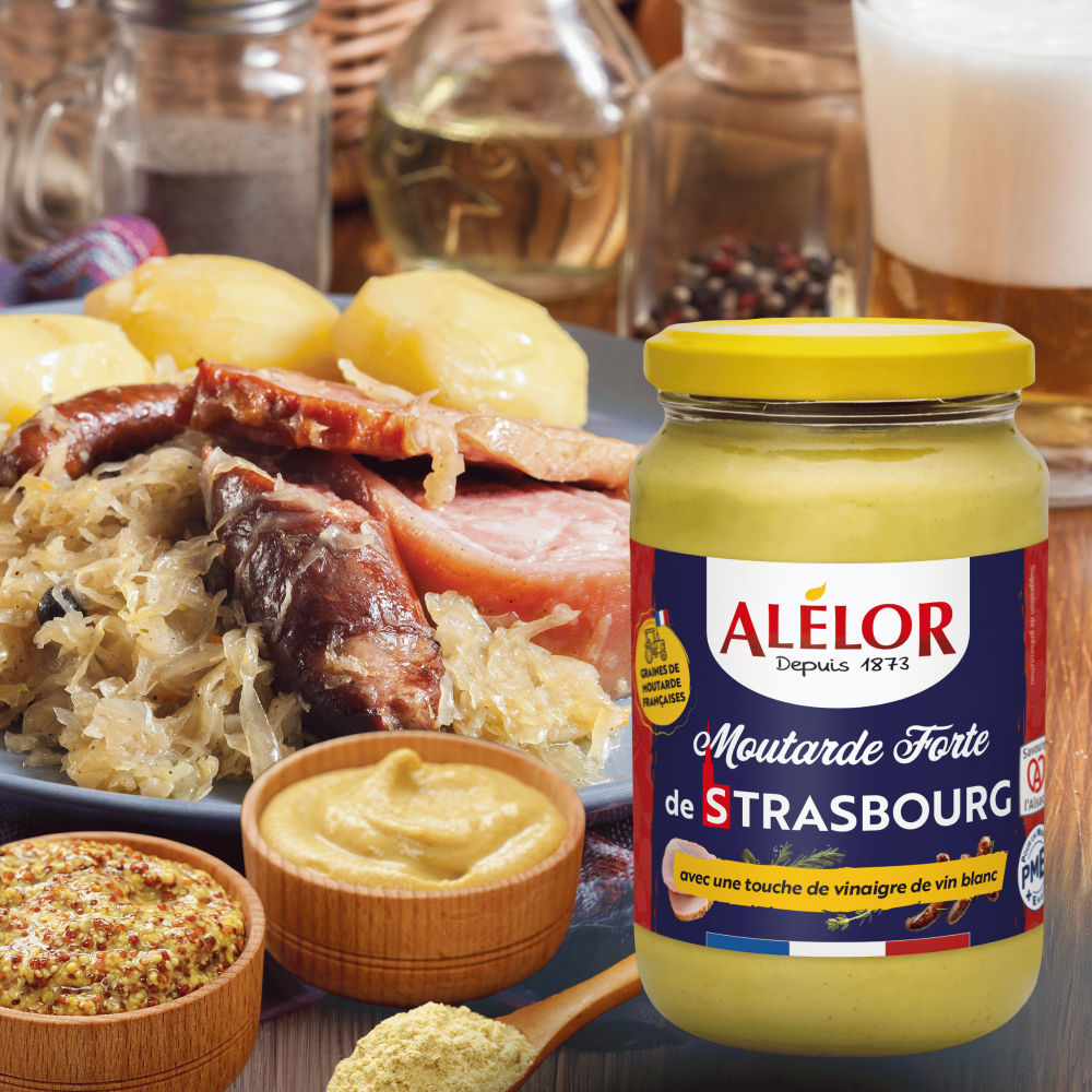 Moutarde Forte de Strasbourg - La Boutique des Condiments