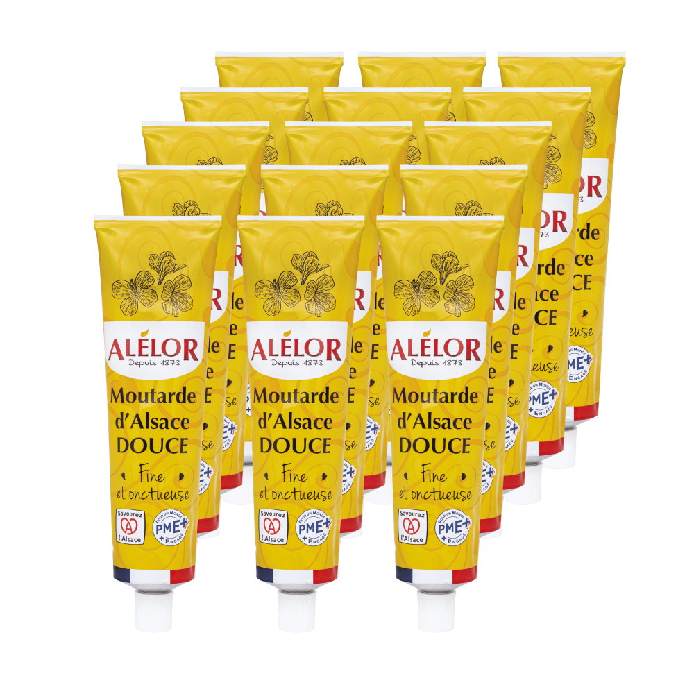 Pack 15 Tubes Moutarde Douce - La Boutique des Condiments