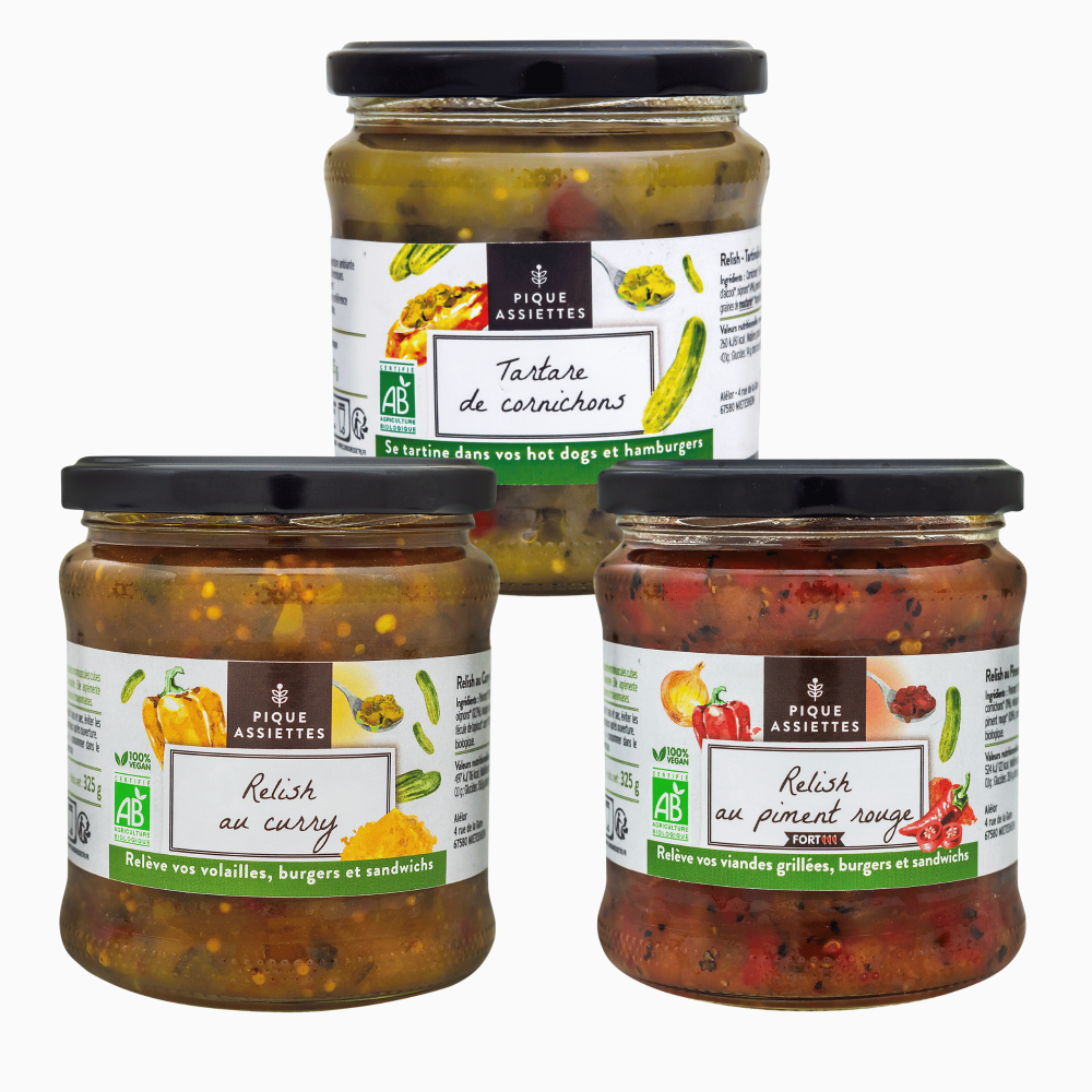 Trio de Relish - La Boutique des Condiments