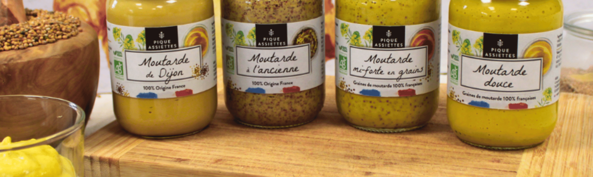 Moutardes Bio - La Boutique des Condiments