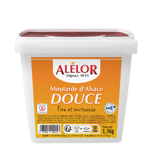 Moutarde Douce d’Alsace Seau - La Boutique des Condiments