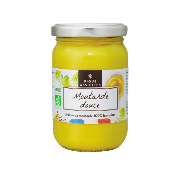 Moutarde Douce Bio 100% Graines Françaises - PIQUE ASSIETTES - La ...